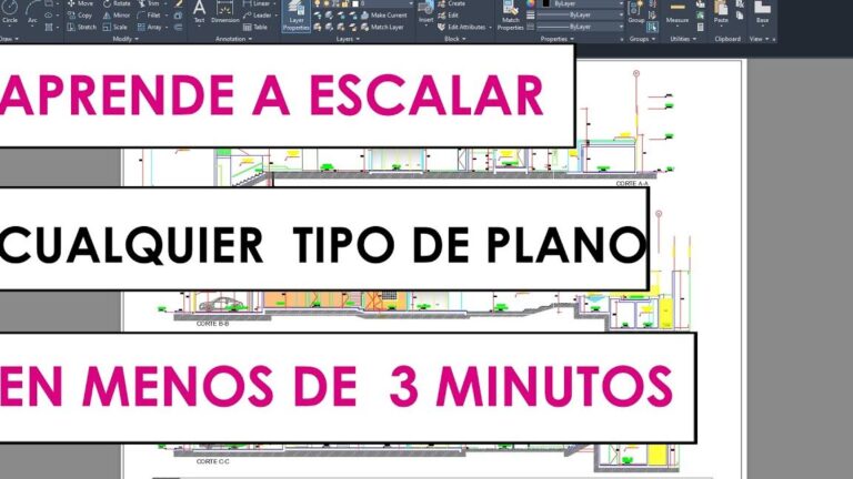Escalar Un Plano En AutoCAD Layout: Paso A Paso Y Fácilmente