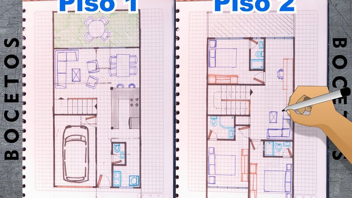 Guía Práctica Y Detallada: Cómo Dibujar Un Plano De Casa De Dos Pisos
